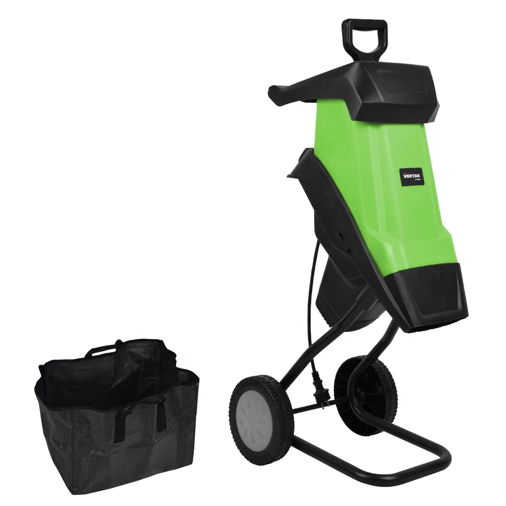 Vertak Mini Garden Corded Electric Plastic Leaf Chipper Shredder ...