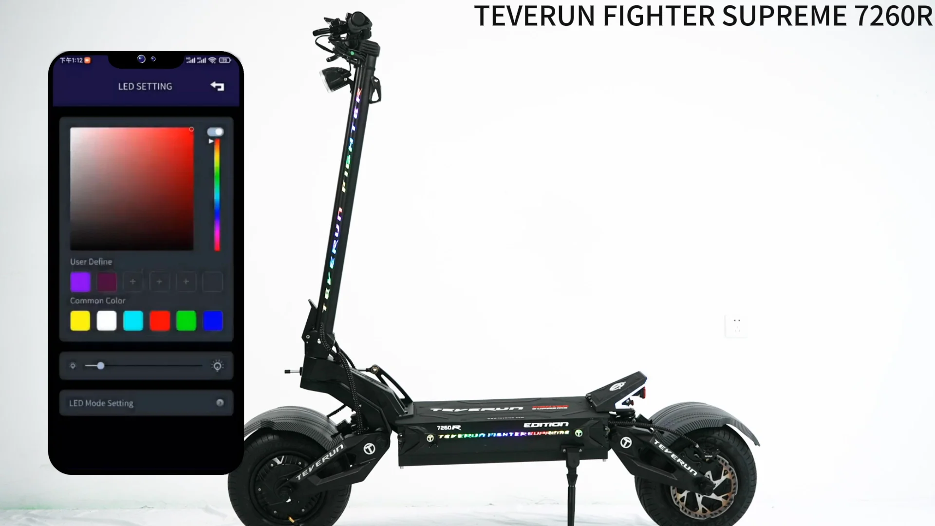 Best Electric Scooter Fighter-supreme 7260r With 72v 60ah Battery ...