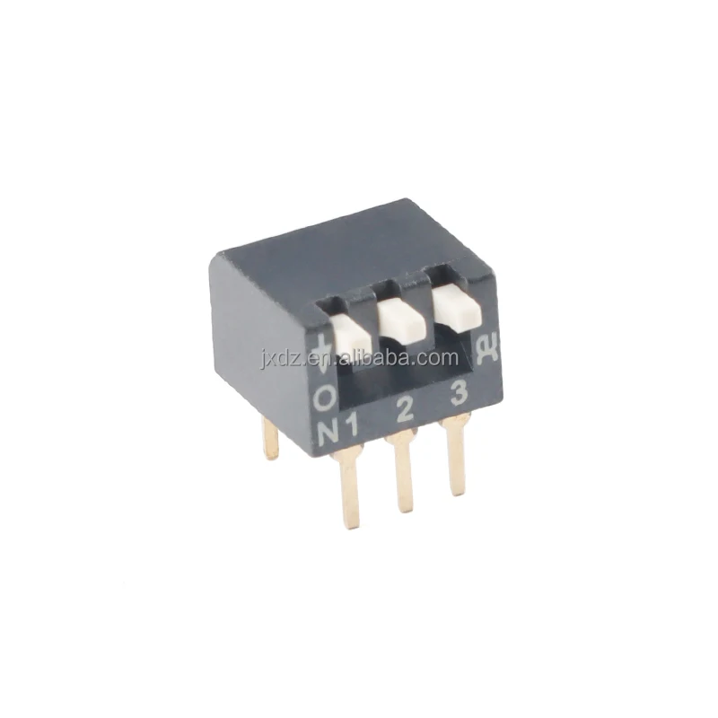 Dspv03lhget 2.54mm Pitch 3-digit Keyboard Type In-line Dip Switch ...