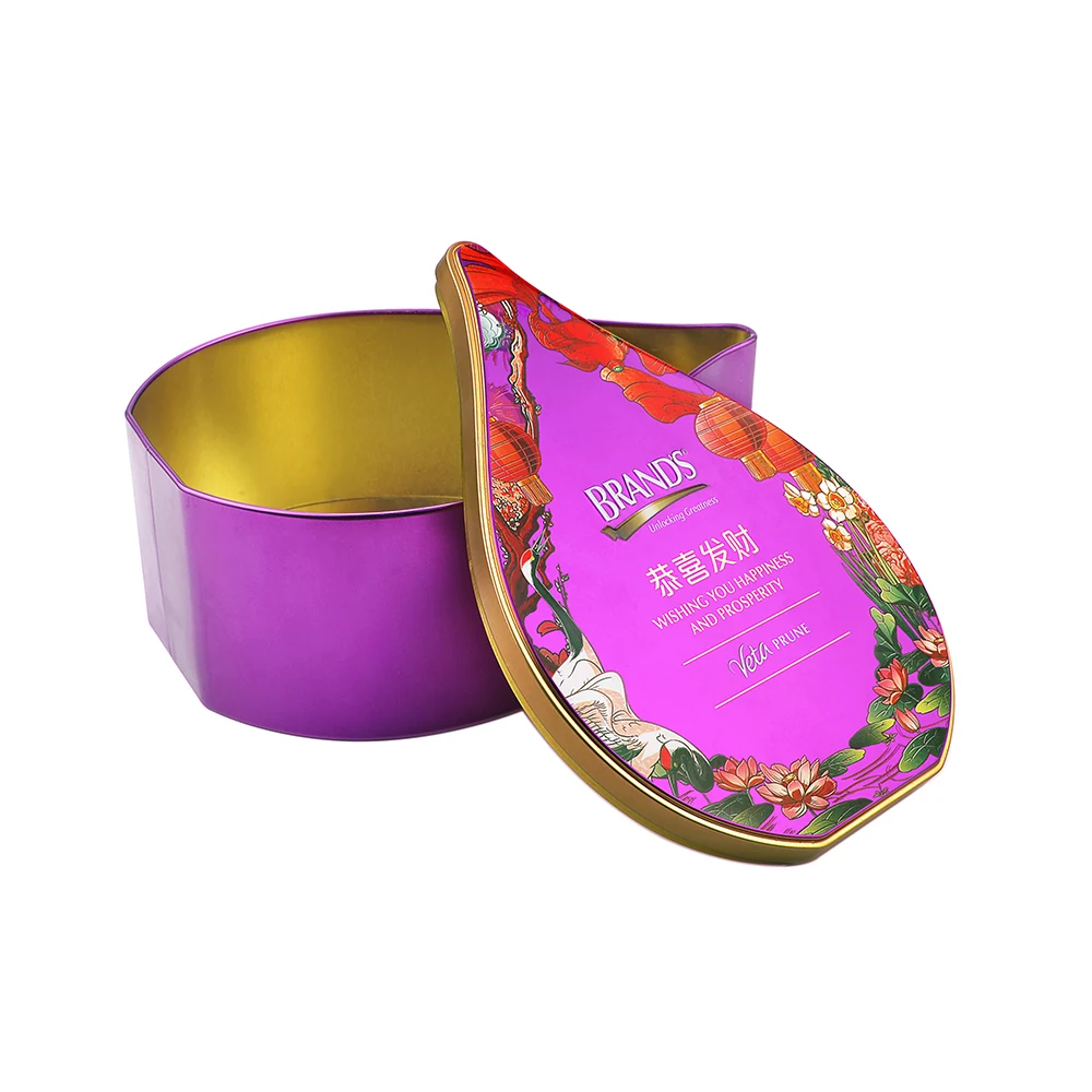 Metal Chocolate Gift Box Packaging Wedding Cake Candy Boxes Butter ...