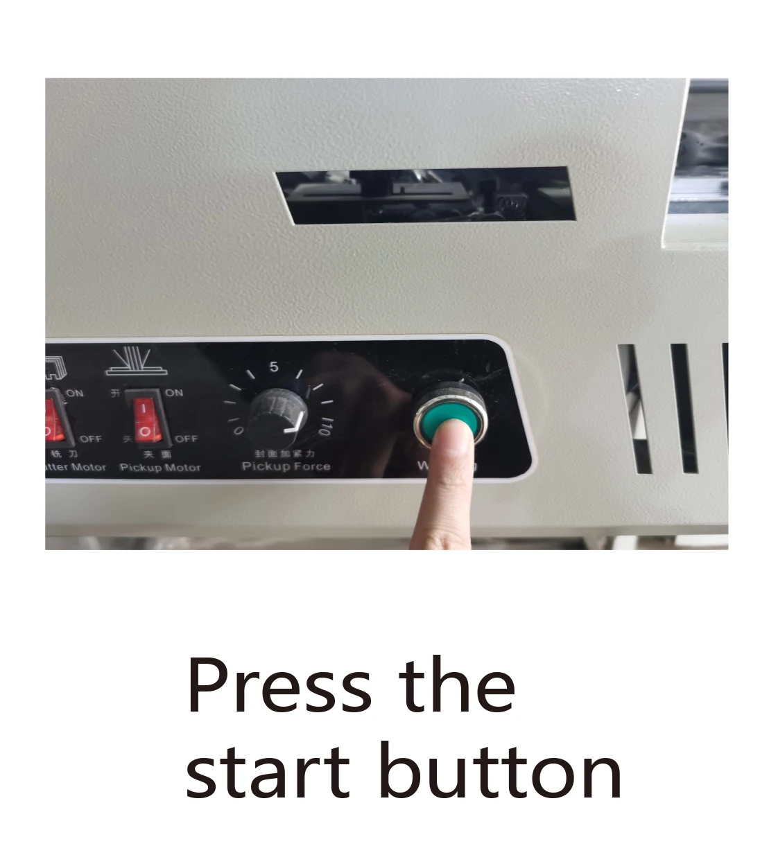 High Precision Commercial Glue Binding Machine - 320mm