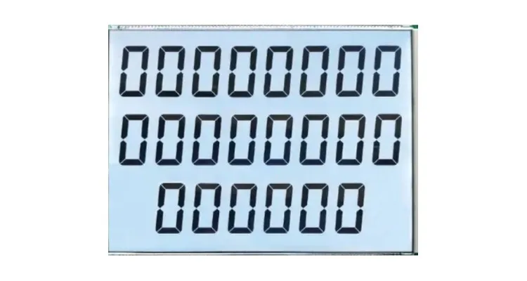 Customized Monochrome Segmented Lcd Display Module Tn Htn Stn Fstn Bstn Segment Lcd - Buy Htn ...