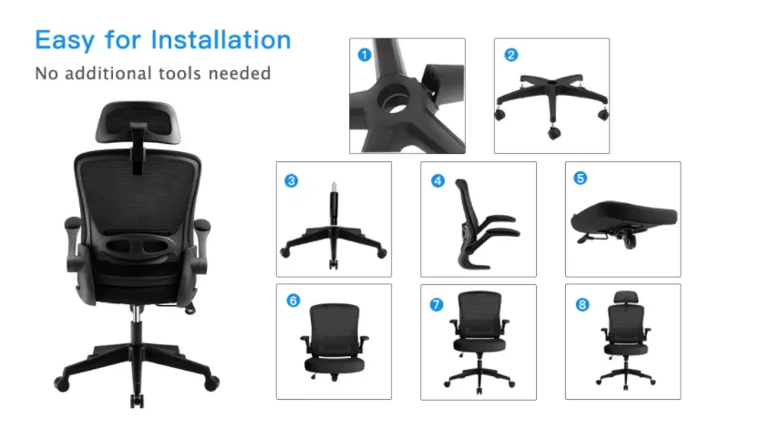 Free Sample Ergonomics Office Chair Brown Leather Cheap Office Chair ...