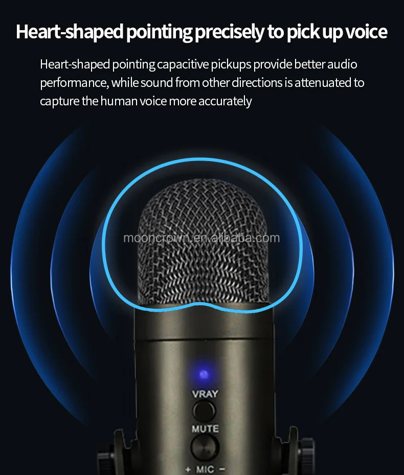 Mu900 USB Condenser Microphone - Professional Sound Quality