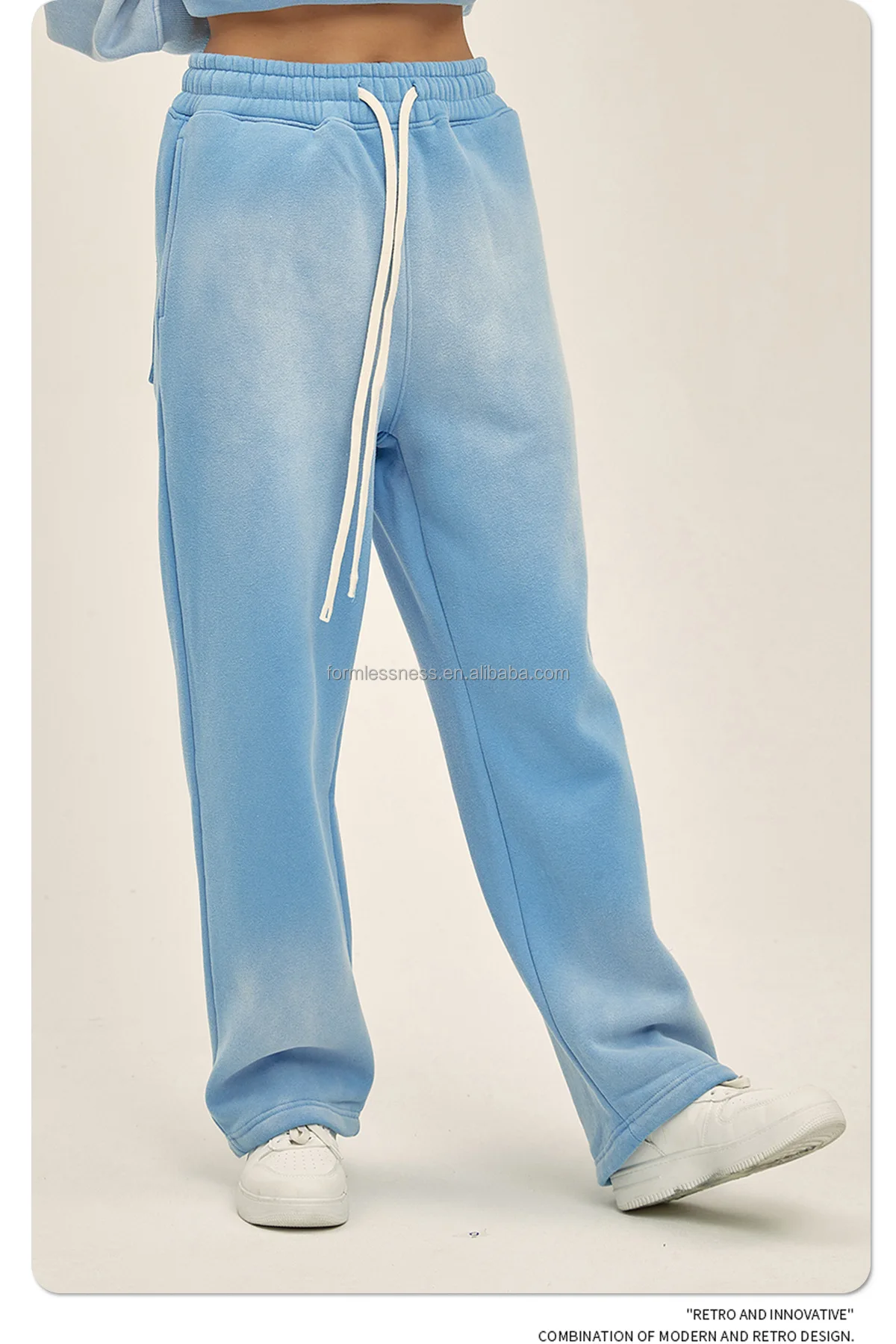 Formlessness Custom Acid Gradient Straight Fit Men Jogger Flare ...