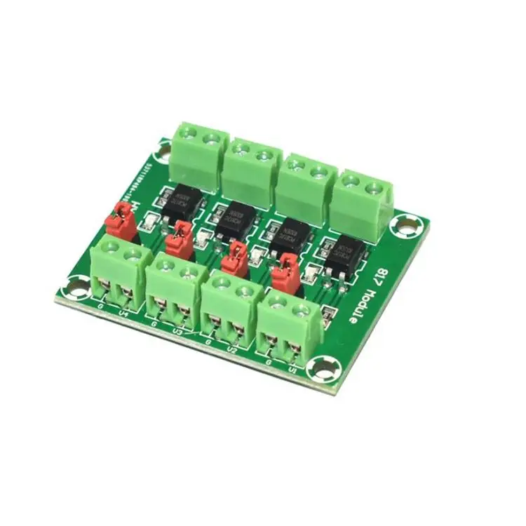 4 Channesl Voltage Isolation Module 817 Optocoupler Led Voltage Control Transfer Drive Module Hy ...