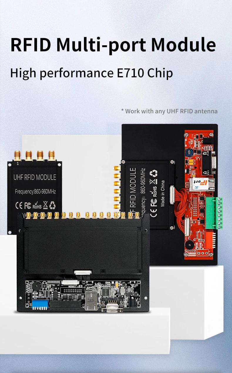 Uhf Rfid Impinj Indy E710 Module 865-868mhz Or 902-928mhz Reader And ...