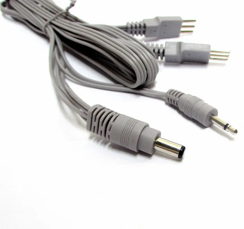 Customized 4 Pin Medical Device Wire 3 Electrode Cable Applied Therapy ...