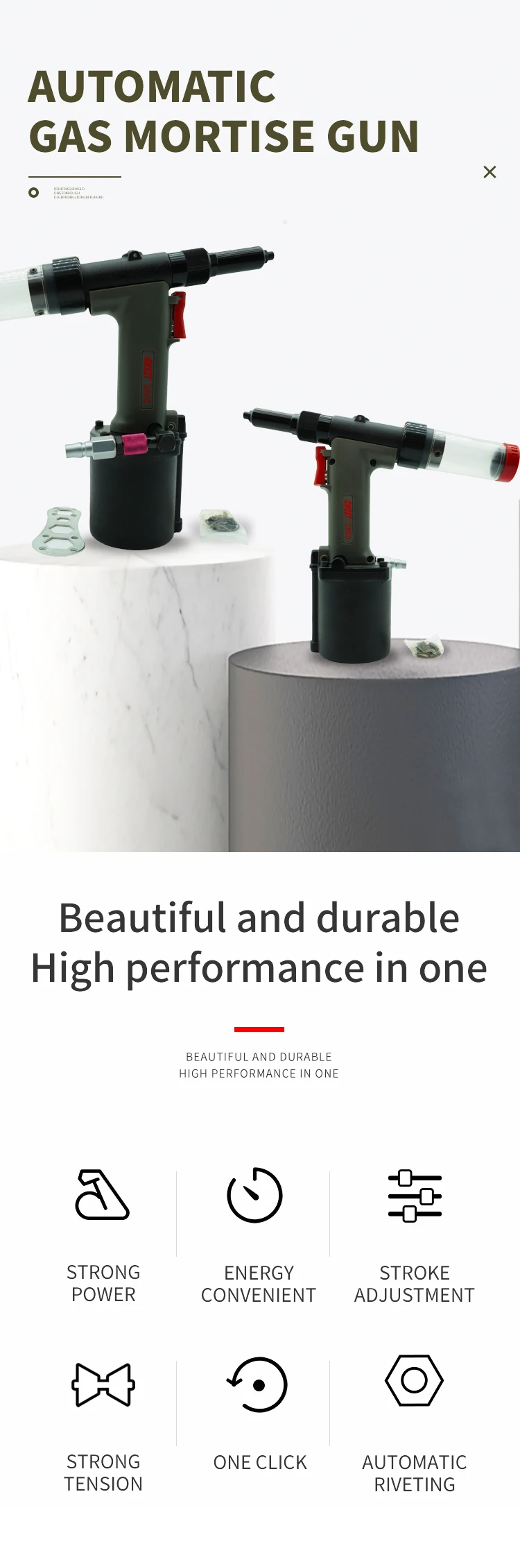 SWT-2500 Self Piercing Rivet Gun - Efficient Riveting Tools