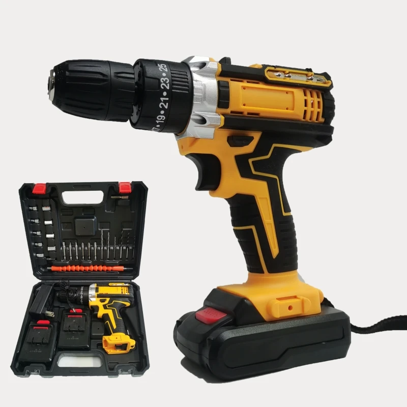 21V Lithium Battery Multifunctional Impact Drill - Dual Speed