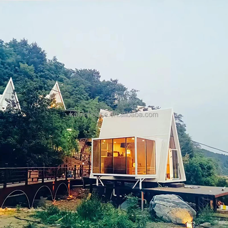 Triangle Tiny House - Steel A Frame Cabin Resort Holiday