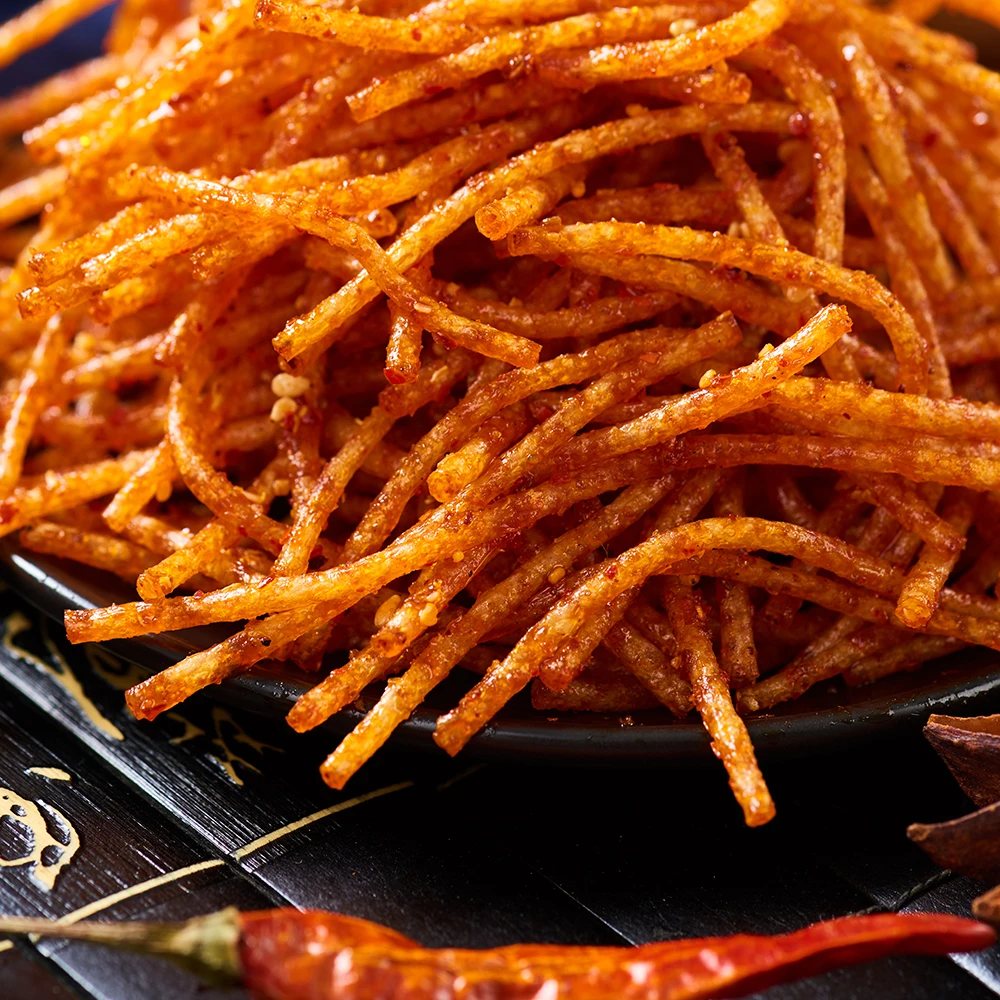 Halal Factory Supply 102g Chinese Latiao Hot Chewy Snacks