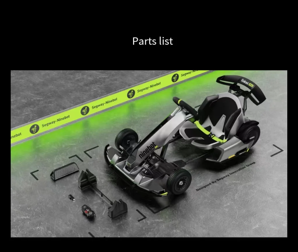 Electric Racing Go Kart for Adults & Kids - Segway Ninebot Gokart Pro 2