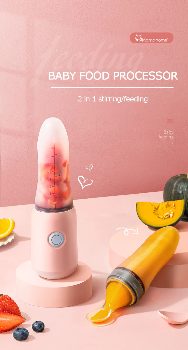Mini Manual Multifunction Portable Baby Food Maker - 90ml
