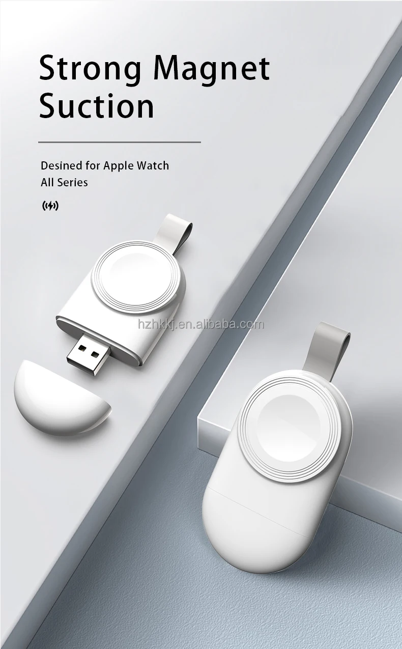 Portable Wireless Magnetic USB Keychain Charger for Apple Watch