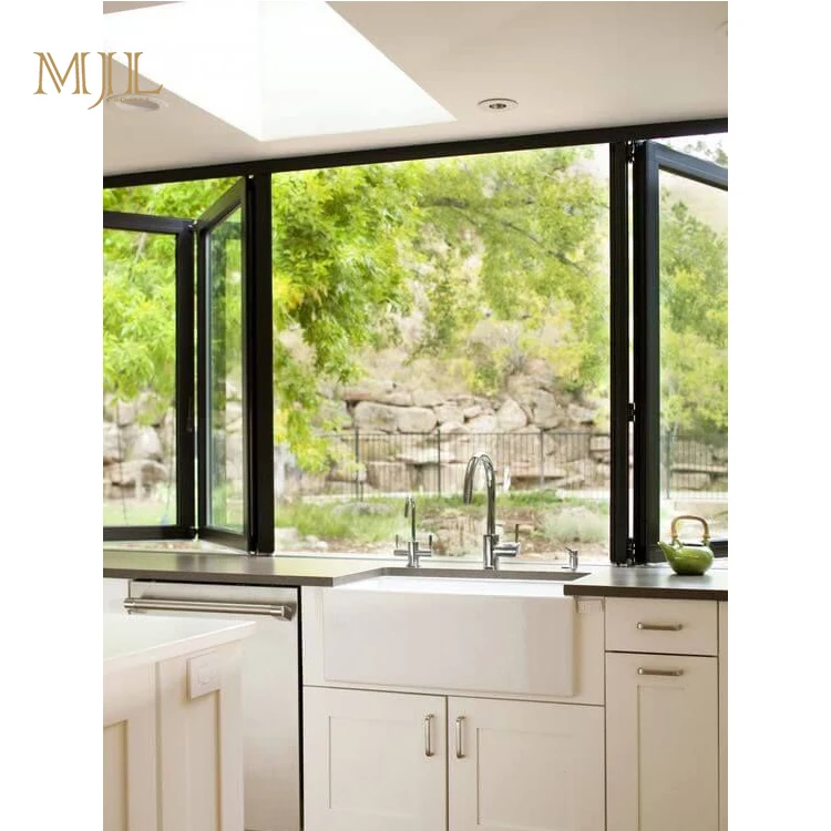 Modern Aluminum Bi-Folding Windows - Durable & Stylish