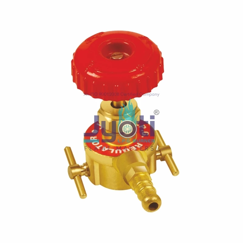 High On Demand Yellow And Red Sierra Brass Lpg Regulator With Elegant ...