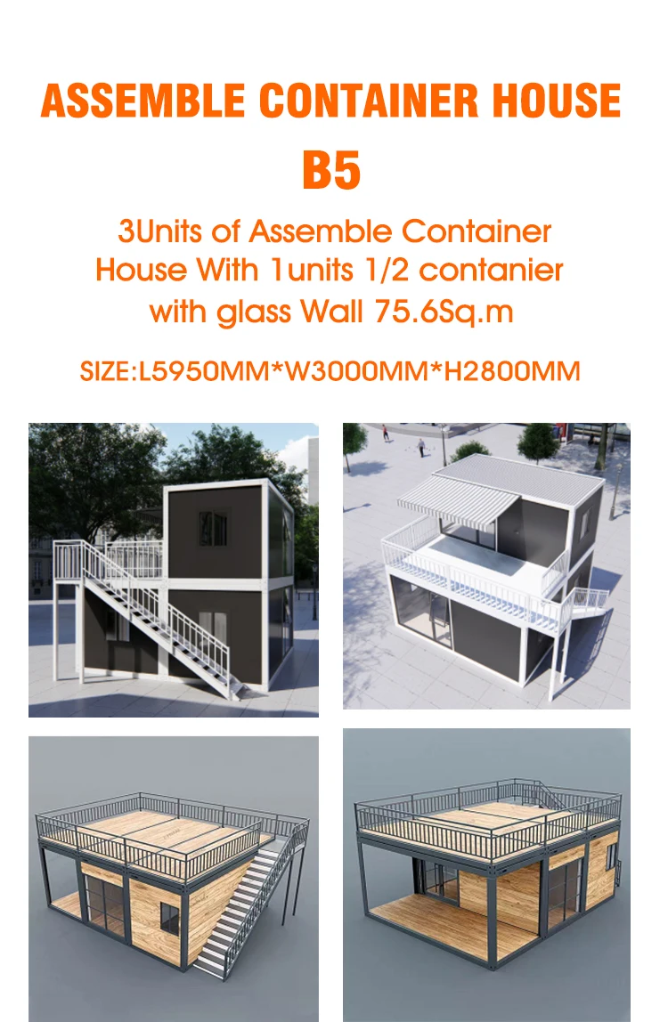 Luxury Prefabric Living Modular Prefabricated Container Home Australia ...