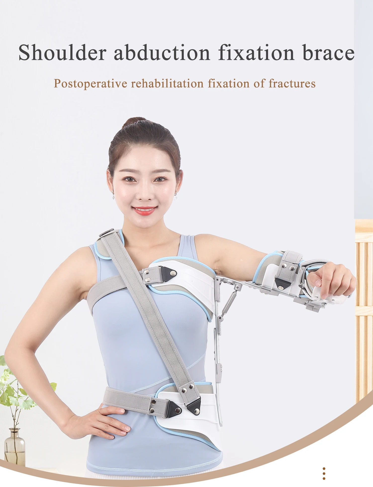 Adjustable Shoulder Abduction Fixation Support Shoulder Fixator Humeral ...
