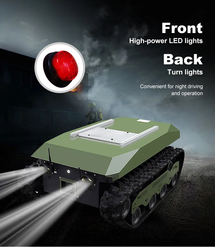 300kg Payload Custom Ip65 Tank Crawler Robotic Chassis Platform ...