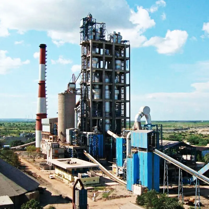 Lower Cost of Dry Process Rotary Kiln 2000t/d Cement Production Line ...