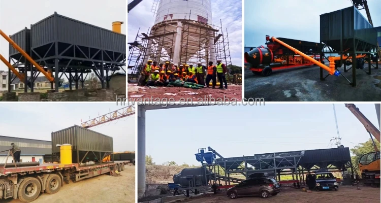 Professional Fabrication of Bolted and Horizontal Cement Powder Silo ...