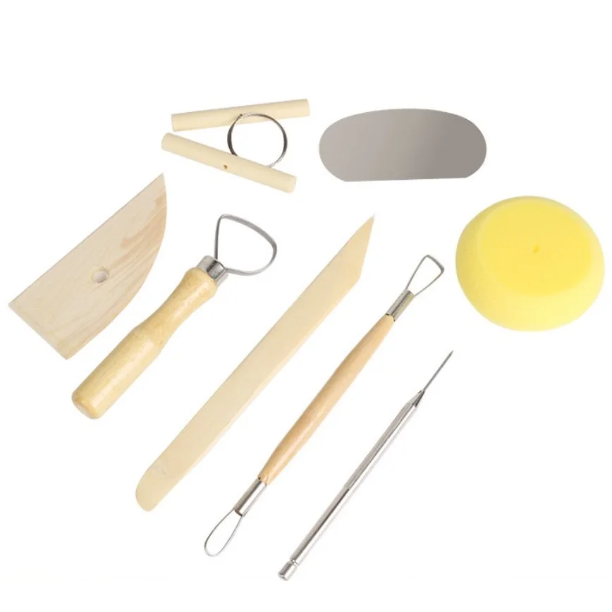 8 Pc Pottery Tool Set W/ Fettling Knife For Ceramic,Polymer Clay ...