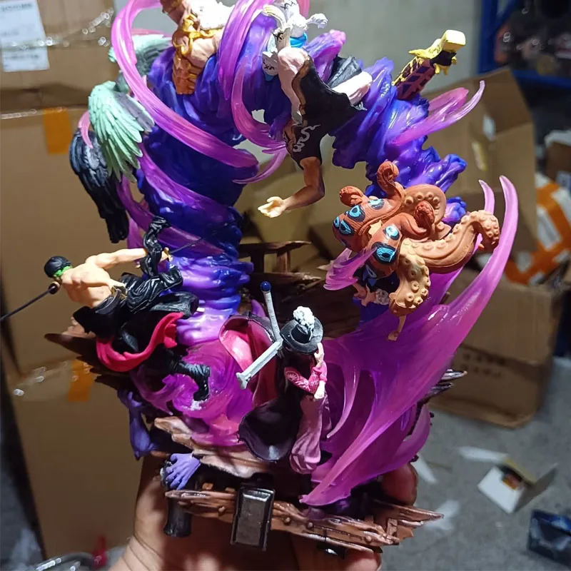 One Pieced King Vice Yama Ghost Luffy Anime Figures Zoro