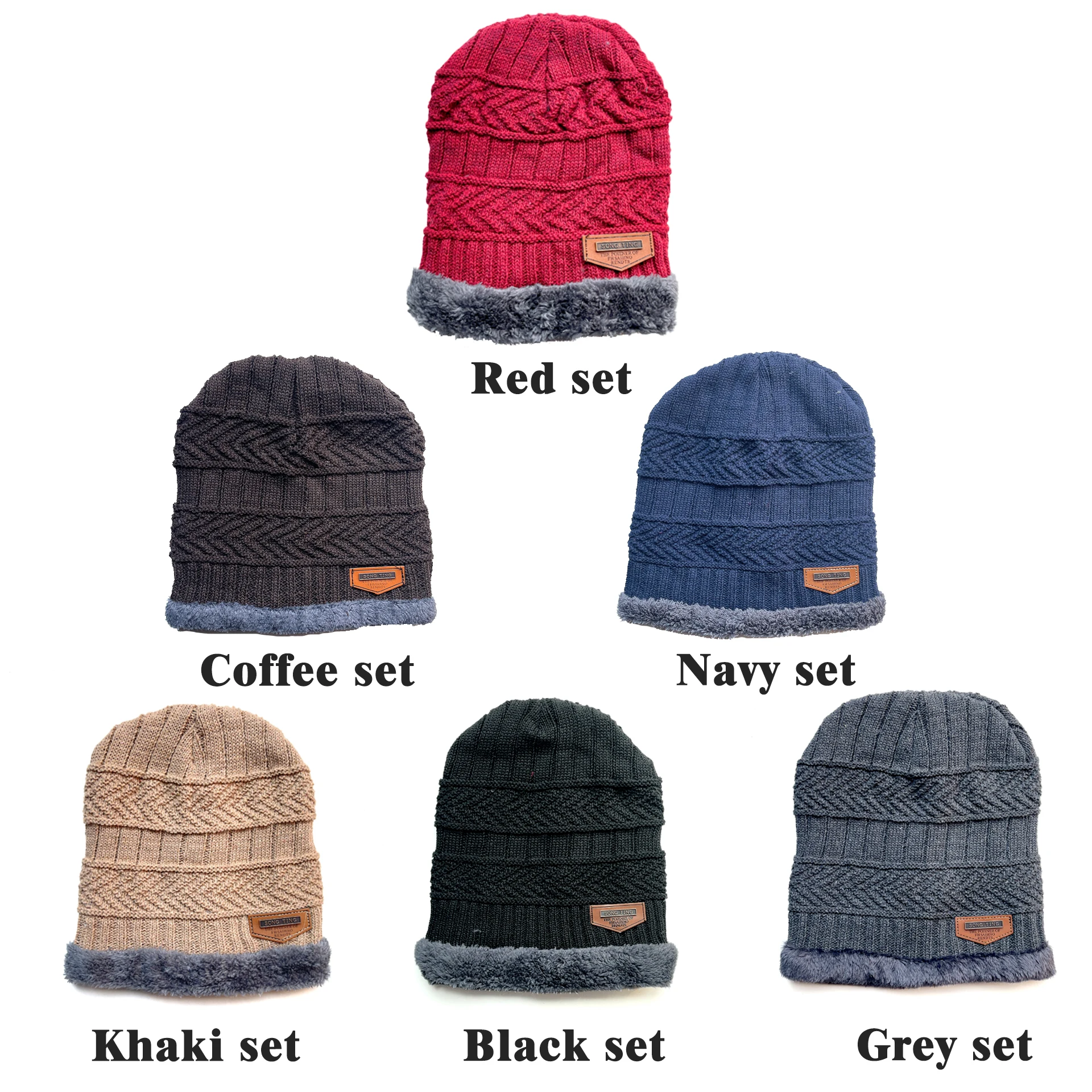 Z34 Soft Thicken Wool Ski Hat - Warm Winter Hats for Men