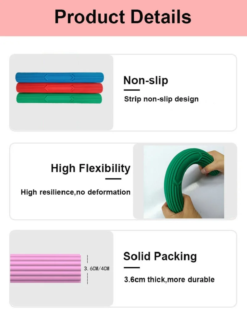 Twist And Flex Resistance Hand Grip Exerciser Bar Rubber Flex Therapy ...