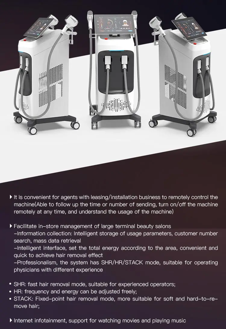 Oem Diode Laser Ice Depilation Electrolysis Epilator 755 808 1064 Hair ...