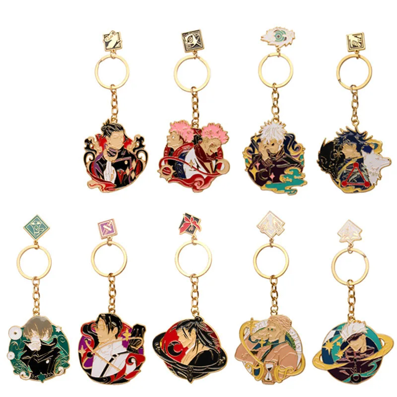 Keychain Jujutsu Kaisen Satoru Gojo Nobara Kugisaki Yuji Itadori Megumi ...