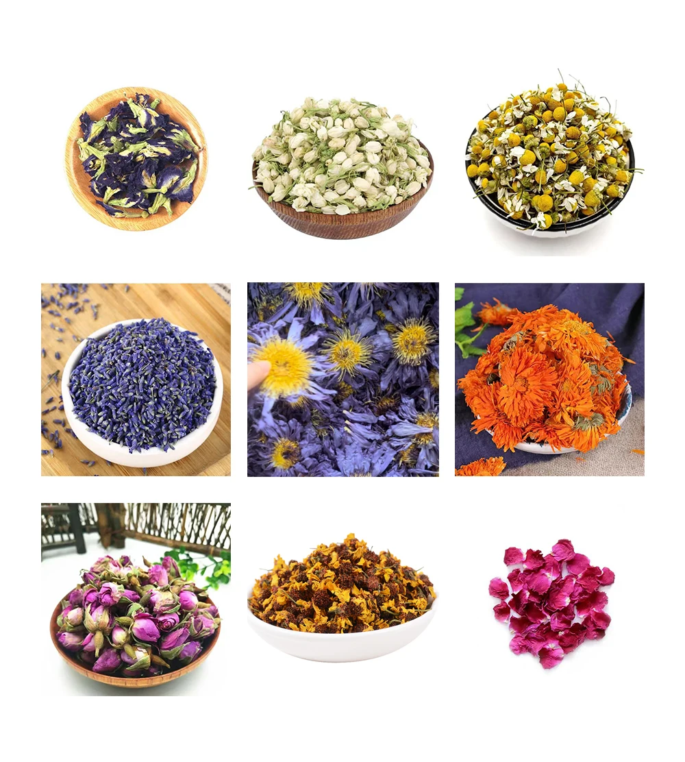 Bulk Nymphaea Caerulea Fragrant Dried Yellow Golden Lotus Flower Buds ...