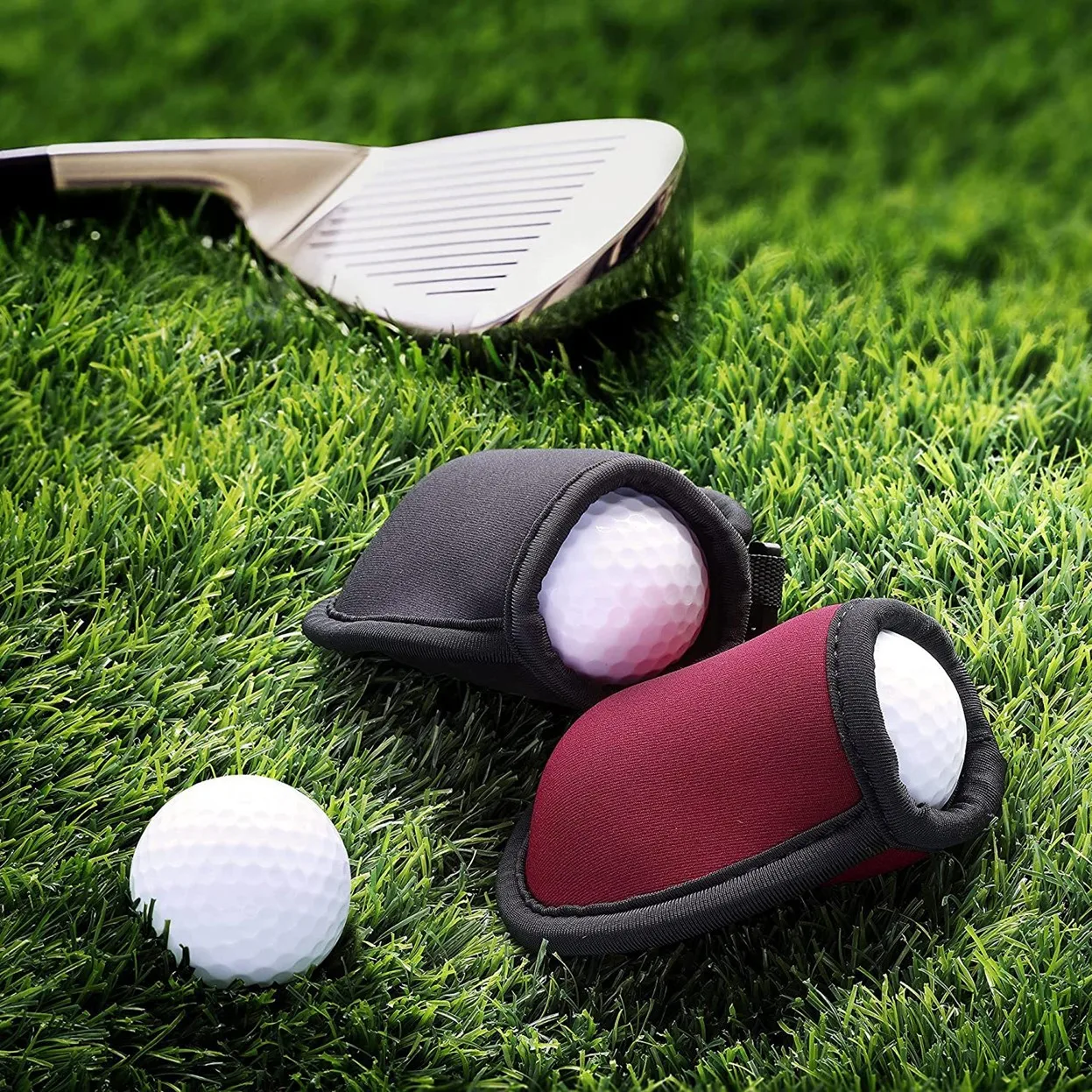 Waterproof Golf Ball Carry Bag Golf Tee Holder Pocket Neoprene Golf Ball Cleaner Pouch Buy
