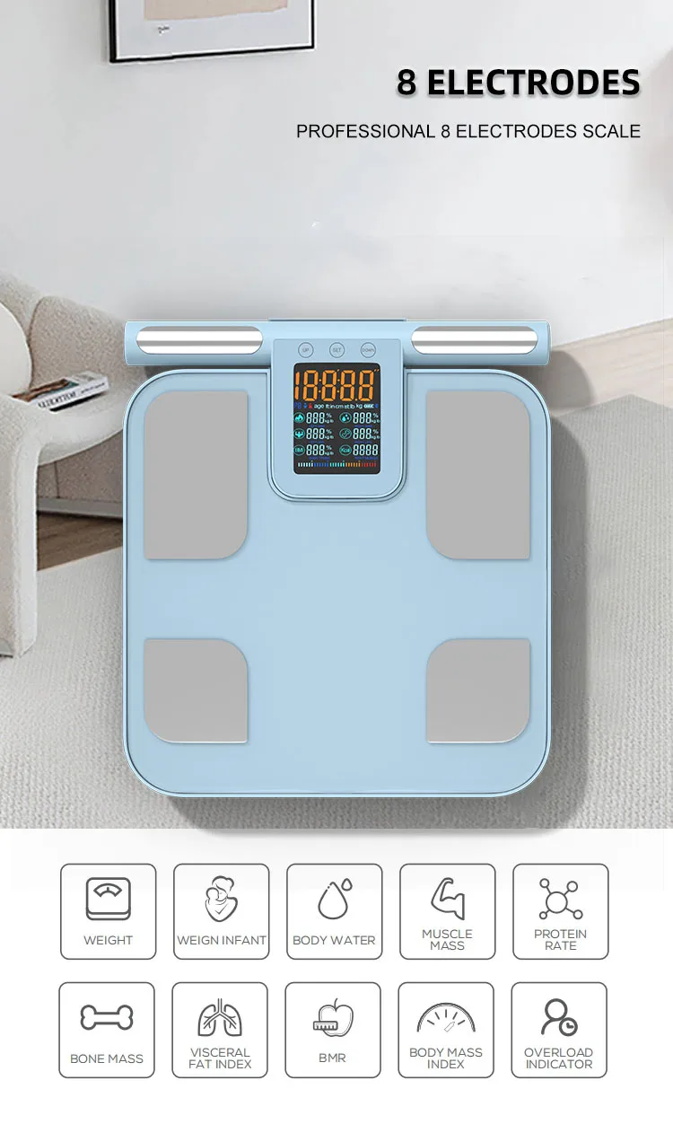 Smart Body Scale Personal BMI Digit Body Fat Analyze Composition ...