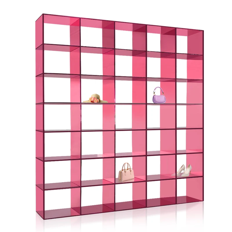 Acrylic display cabinet factory custom LED light display plexiglass ...