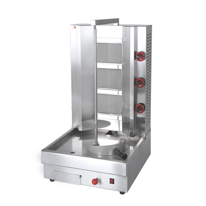 Electric Kebab Machine Turkey Doner Kebab Roaster 3-burner Bbq Grill ...