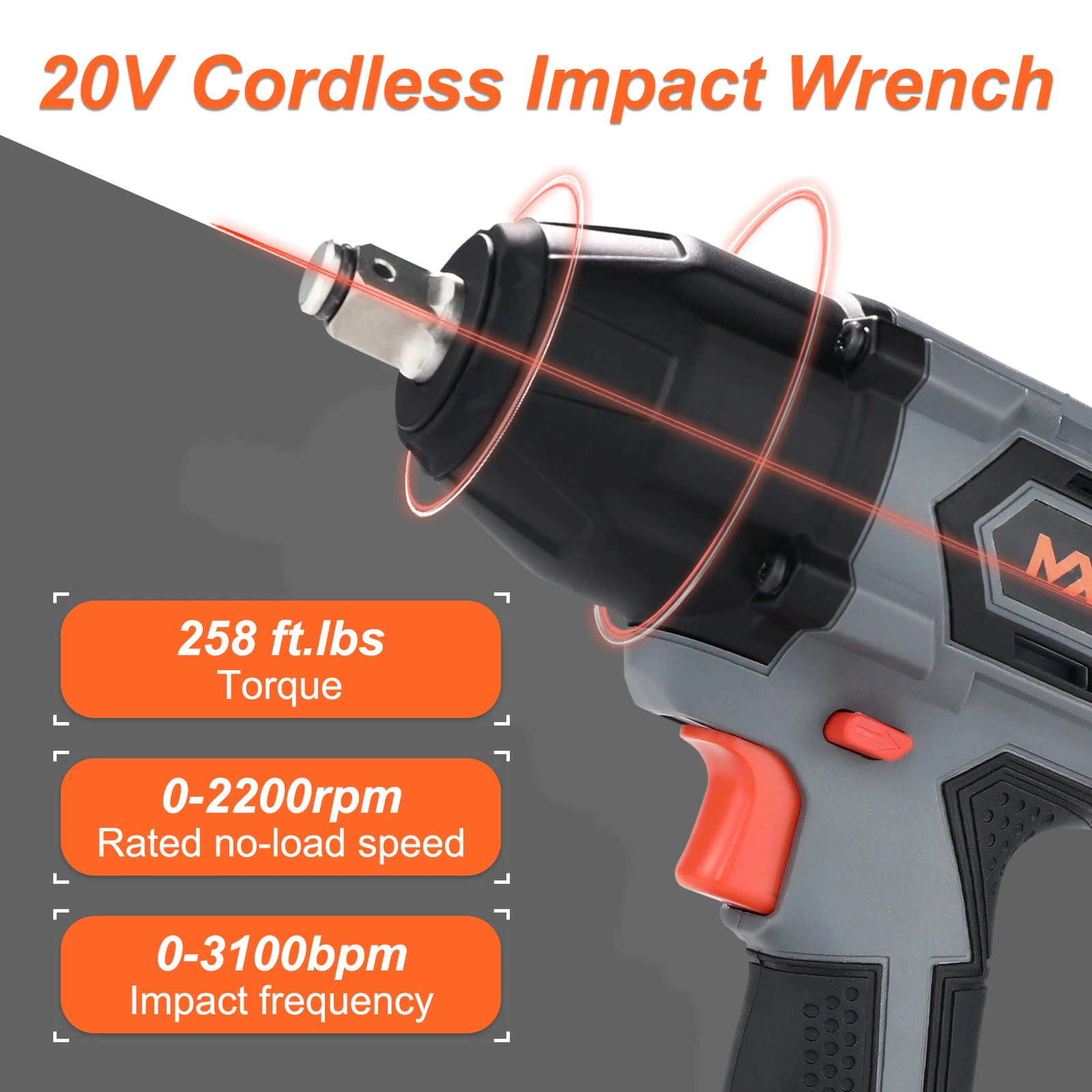 Wholesale Oem Powerful Electric Torque Cordless 18V 21V Power Wrenches ...