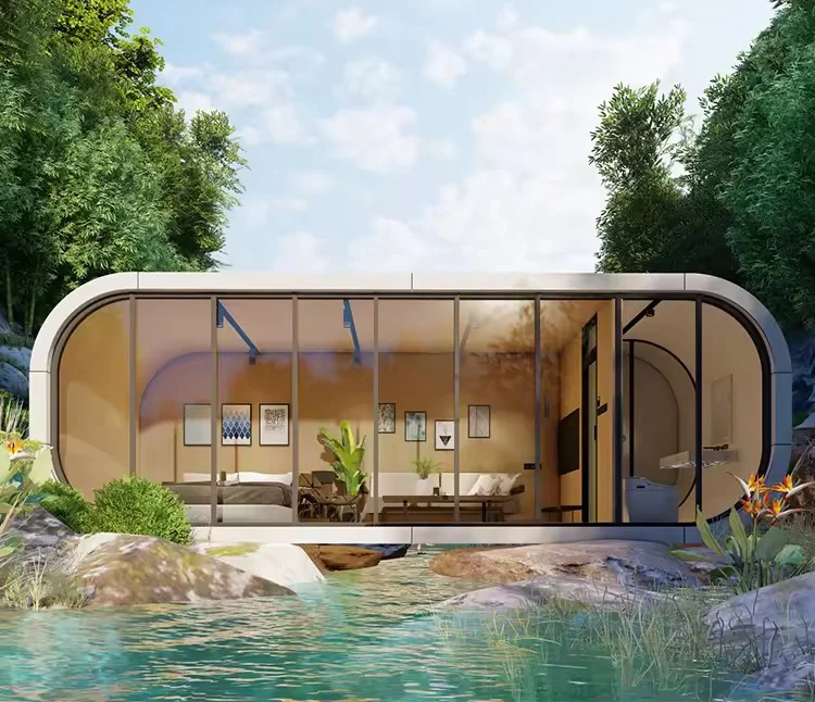 20ft And 40ft Modular House Indoor Home Office Pod Apple Cabin Office ...