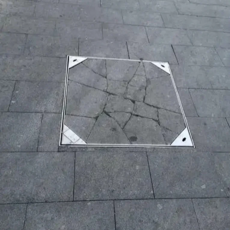 201/304/316 Custom Size Stainless Steel Manhole Cover Invisible Manhole ...