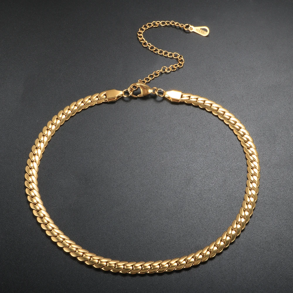 Custom Made Chain Customized 18K PVD Gold Plated Waterproof Fashion ...