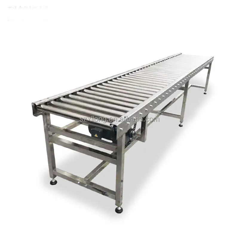X-YES Pallet Turntable Conveyor Motorized Roller Conveyor Powered ...