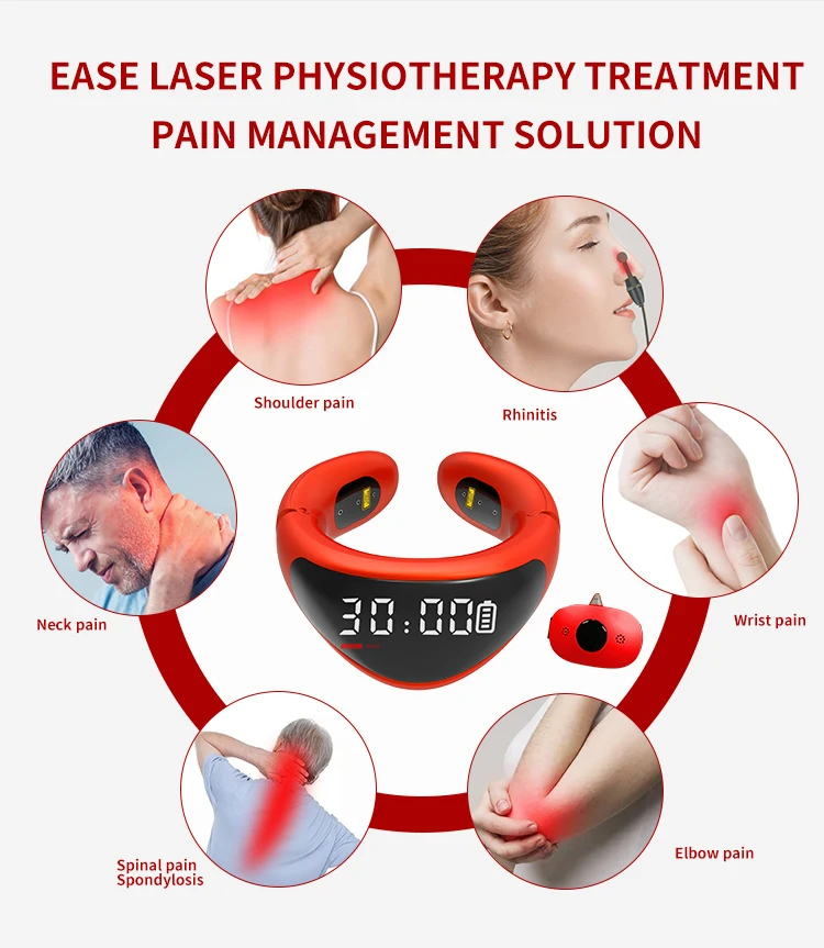 Ease Laser Rhinitis Sinusitis Nasal Polyps Laser Therapy Device Red ...