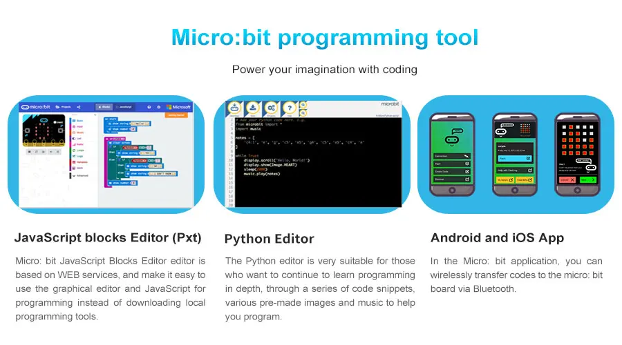 Yahboom DIY education Python and graphical program microbit V2 smart ...