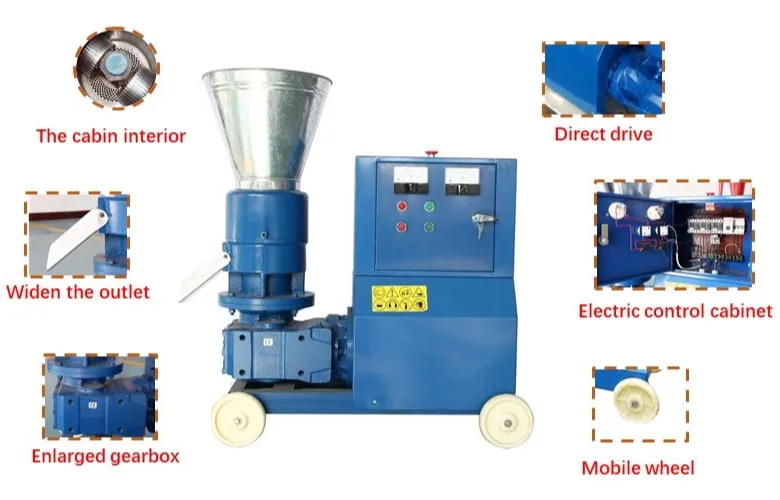 Biomass Wood Ring Die Flat Die Pellet Making Pellet Mill Press Machine ...
