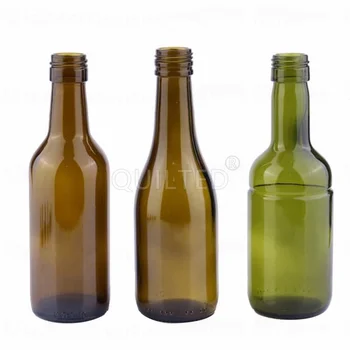 Wholesale Empty 187ml Small Mini Glass Wine Bottle With Screw Cap - Buy ...