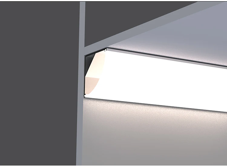LED Strip Profile Channel Light Diffuser Extrusion Channel Bookcase ...
