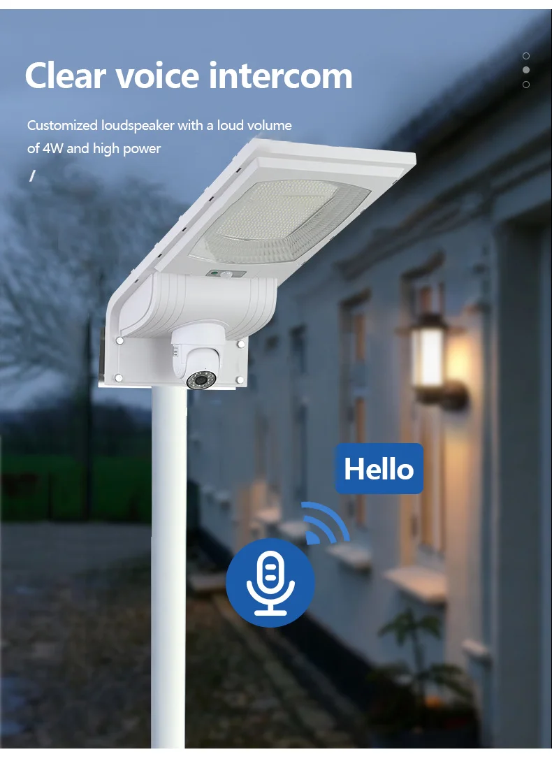 300w Intelligent Monitoring System Solar Led Street Lights Support 4g ...