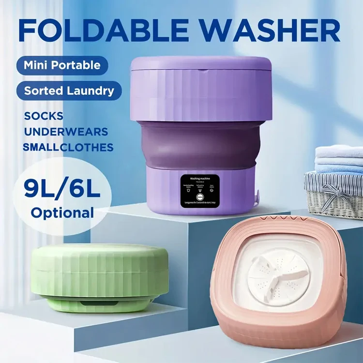 Portable Mini Washing Machine - Deep Cleaning for Clothes
