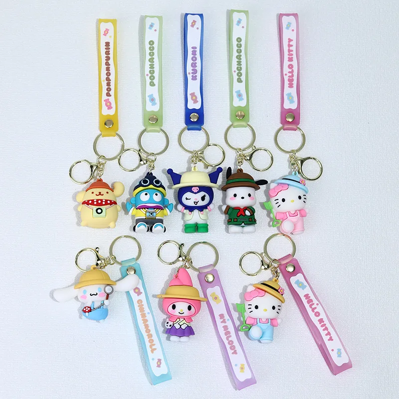 Wholesale Japan Anime Cartoon Cinnamoroll Character Figure Keyring ...